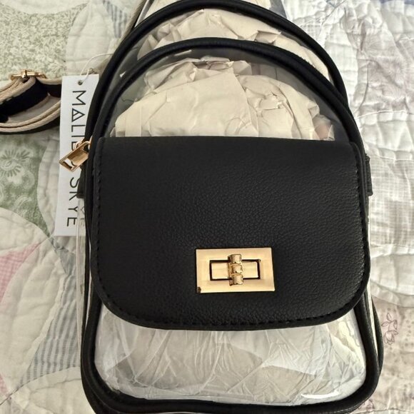 Malibue Skye | Bags | Malibu Skye Stadium Bag With Black Trim | Poshmark